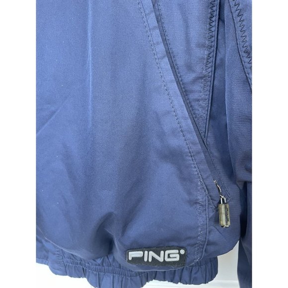 Ping | Jackets & Coats | Ping Golf Jacket Mens Large Blue Full Zip Up ...